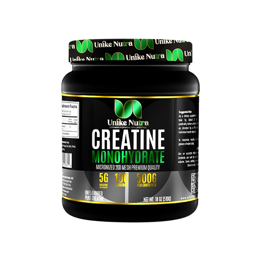 Unike Nutra Vegan Creatine Powder – Pure & Micronized